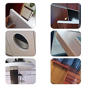 Veneer Edge Banding, Soft Self Adhesive U Shape Edge Banding, 9.8Ft Rubber Furniture Corner Protectors, Edge Protector for Desk Cabinet Repair U9mmx3m-Black