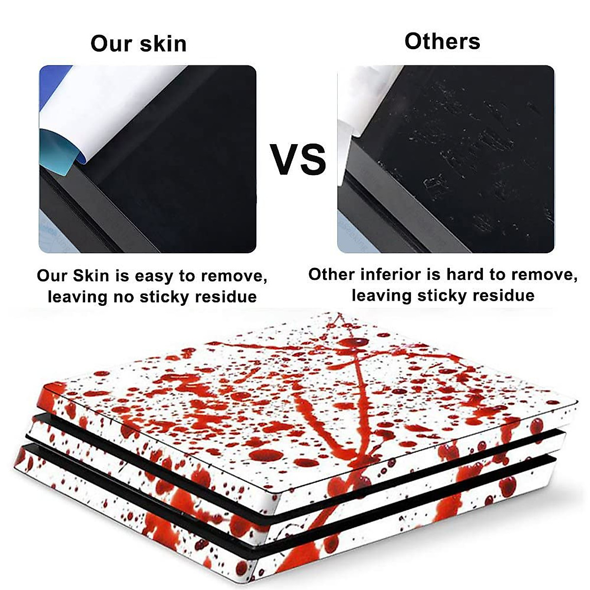 Fyonex Ps4 Pro skins console and controller Whole Body Vinyl Skin for PS4 Pro Console and Controllers