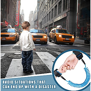 Baby Child Anti Lost Wrist Link - with Extra Long Safety Strap 2.5M / 98in