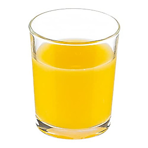 Vikko 5 Ounce Small Juice Glasses, Heavy Base Glassware, Mini Cups for Drinking Orange Juice, Water, Kids Glass Drinking Glasses for Tasting, 5 oz Juice Glass, Set of 6 Clear Glass Tumblers