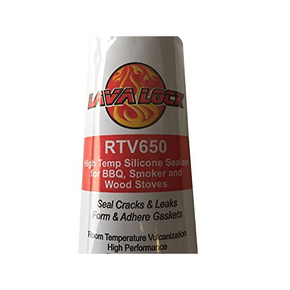LavaLock RTV 650 F BBQ grill smoker sealer Hi Temp Silicon adhesive 3 oz. ( 2.8 fluid ounce)