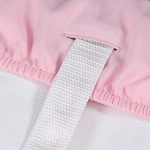 CaSaJa Pink Diaper Changing Pad Cover with Strap Holes Set of 3, Snug Fit 4-Sided Contoured Changing Table Pad 16x31 16x32, Fitted Change Pad Sheet for Baby Girl, 100% Silky Soft Microfiber