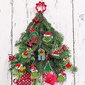 Christmas Tree Decorations - 30PCS Grinch Christmas Tree Hanging Ornament Holiday Xmas Ornaments Christmas Decorations Indoors Home Decor