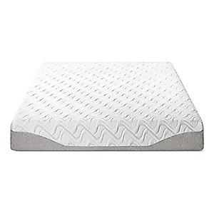 Best Price Mattress 9" Gel Infused Memory Foam Mattress, Queen, White