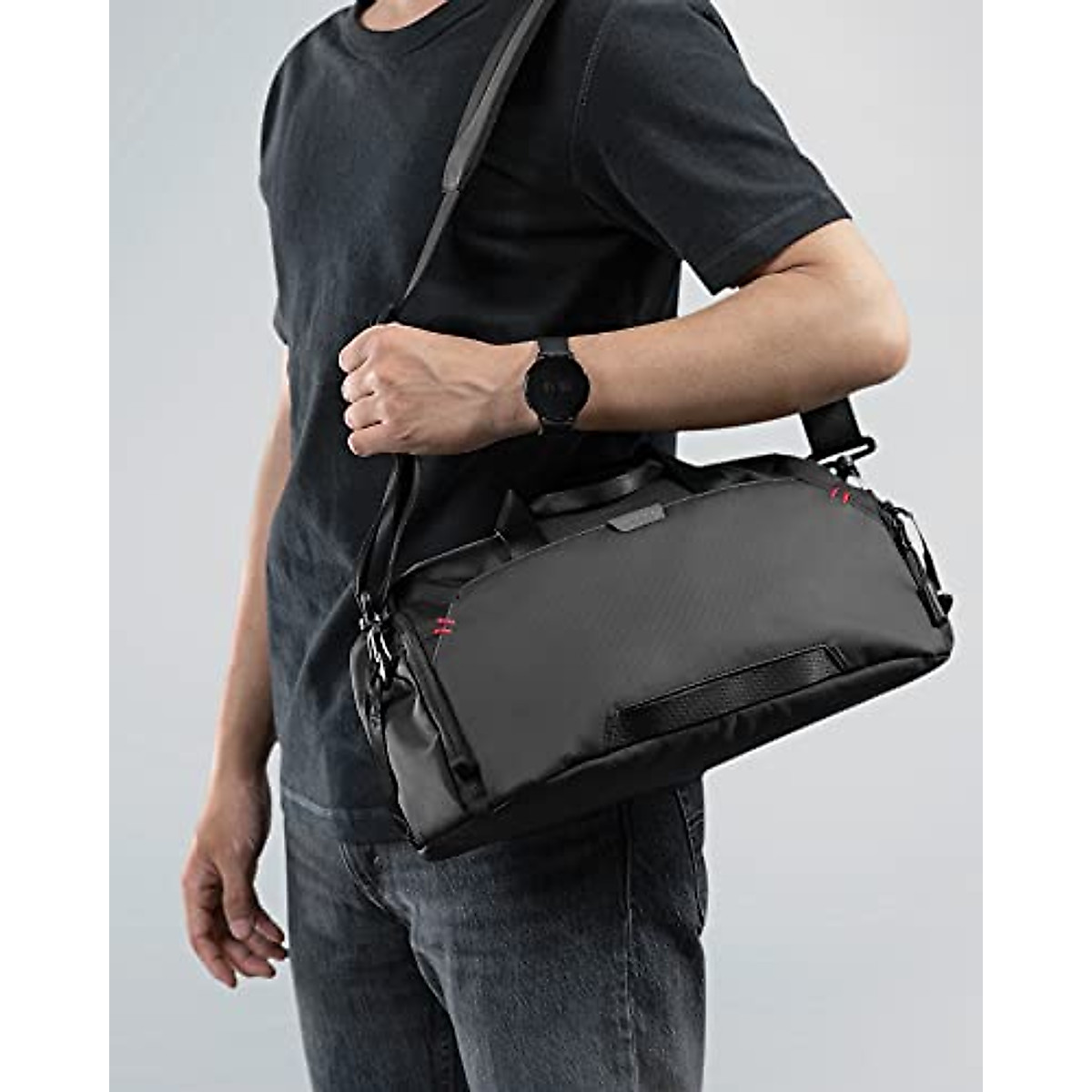 tomtoc Carrying Bag for Nintendo Switch OLED & Nintendo Switch, Protective Large Capacity Travel Storage Pouch for Switch Console, Dock, Pro Controller and More Accessories, Black