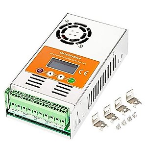 MakeSkyBlue 60A MPPT Charge Controller, LCD Display, Auto 12V/24V/36V/48V Solar System (60A-V118)