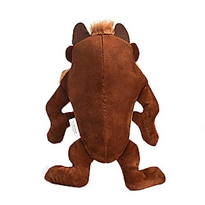 Looney Tunes for Pets Tasmanian Devil Taz Big Head Plush Dog Toy, Stuffed Animal for Dogs, Size Medium | 6-inch Dog Toy for All Dogs | Cute Squeak Toy for Dogs in Brown
