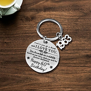 beststar 60th Birthday Gifts: Picture Keychain, Exceptional Among 60th Birthday Gifts for Women, Happy 60th Birthday Gifts for Women, Perfect 60 Birthday Gifts for Men, Great 60th Birthday Favors