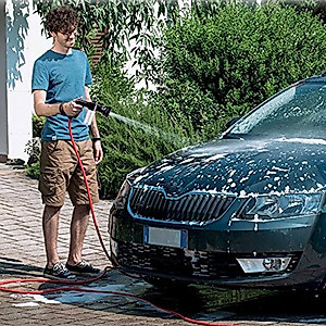 YeYouc Garden Hose Nozzle, High Pressure Hose Sprayer Nozzle 8 Way Spray Pattern Foam Blaster for for Watering Plants, Lawn, Patio, Car Wash, Cleaning, Showering Pet