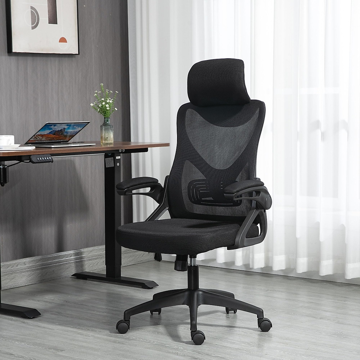 Uneeruiqy Computer Ergonomic Office Chair, Black