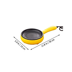 DHTDVD Frying Pan Pancake Griddle Cooking Pan Omelet Pan Non-Stick Saucepan Stainless Steel Electric Omelette Pan