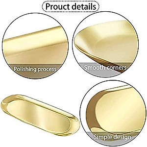 MODUODUO Bathroom Vanity Trays Set of 2 Toilet Tank Storage Tray for Towel Cosmetics Ring Jewelry Organizers Bathroom Candle Perfume Soap Shampoo