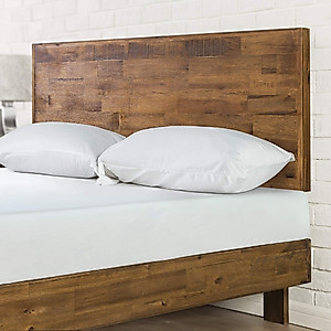 ZINUS Tricia Wood Platform Bed Frame with Adjustable Headboard, Wood Slat Support with No Box Spring Needed, Easy Assembly, Full