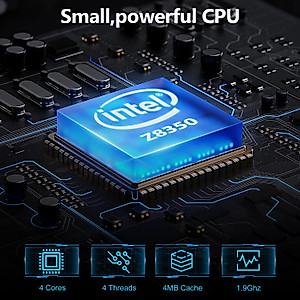 ALADAWN PC Stick Intel Atom Z8350 4GB 64GB with Windows 10 Pro,Mini Computer Stick Support Auto Power on,4K HD,Dual Band WiFi 2.4/5G,Intel pc Stick on Business Office Industrial IOT Media Home