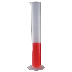 SP Bel-Art Single Scale 1000ml Polypropylene Graduated Cylinder; 10.0ml Graduation (F28458-0000)