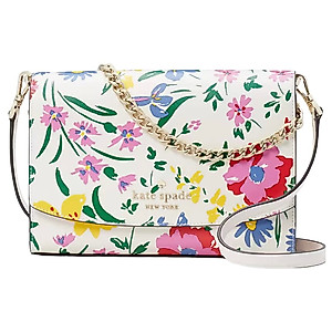 Kate Spade New York Carson Convertible Chain Crossbody Shoulder Bag Floral Garden Bouquet
