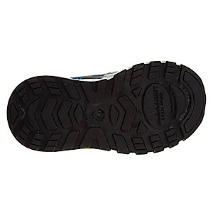 Disney Pixar Toy Story Shoes Laceless LED Lightup - Boys Kids Buzz Lightyear and Woody Character Tennis Sport Athletic Sneakers - Black/Green (Size 8 Toddler)