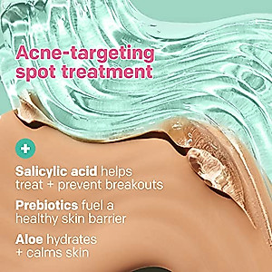 Almay Clear Complexion Acne & Blemish Spot Treatment Concealer Makeup with Salicylic Acid- Lightweight, Full Coverage, Hypoallergenic, Fragrance-Free, for Sensitive Skin, 100 Light, 0.3 fl oz.