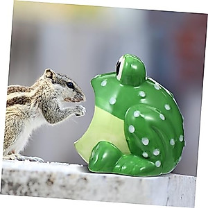 HEALEEP Hamster Cooling nest Hamsters Hideout cave Rat Hammock Chinchilla Hide Small Animal Hamster hut Ceramic Critter Hideout Hamster House Hamster Hideout Luxury Ceramics Coconut Shell