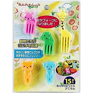 Bento Decoration - Food Picks (Animal) 15pcs by Pakopako Lunch
