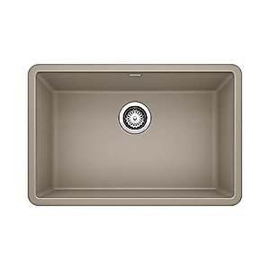 BLANCO, Truffle 522432 PRECIS SILGRANIT Single Bowl Undermount Kitchen Sink