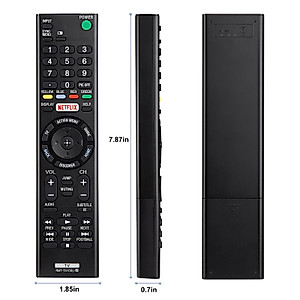 Universal for Sony TV Remote Control Replacement Compatible with Sony Bravia Smart LCD LED HD TVs RMT-TX100U