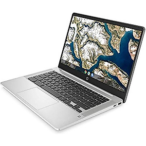 HP Chromebook 14" FHD Everyday Value Laptop (Intel Celeron N4000 2-Core, 4GB RAM, 64GB eMMC, Intel UHD 600, WiFi 6, Bluetooth 5.0, Webcam, 1xUSB 3.1, Chrome OS) with Hub