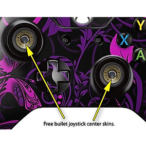 WraptorSkinz Decal Style Vinyl Skin Wrap compatible with XBOX One Original Wireless Controller Twisted Garden Purple and Hot Pink - (CONTROLLER NOT INCLUDED)
