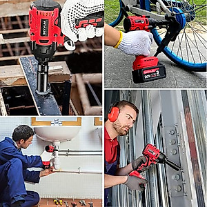 SEYVUM C11 Cordless Drill Set, [Compact] [Powerful Brushless Motor], 12V Electric Drill 350 In-lb Torque, Power Drill with Tool Bag, 1H Fast Charger, Lightweight, Electric Screwdriver Drill Bits(Blue)