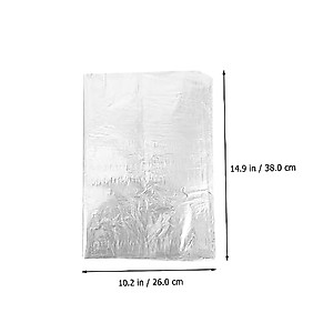 ULTECHNOVO 100 Pcs Heat Shrink Plastic Bag PVC Shrink Flat Bags Heat Sealing Shrink Bags Small Gifts Shrink Wrap Bags Plastic Sealable Bags Clear Packing Bags Packing Shrinking Bags Shoe Bag