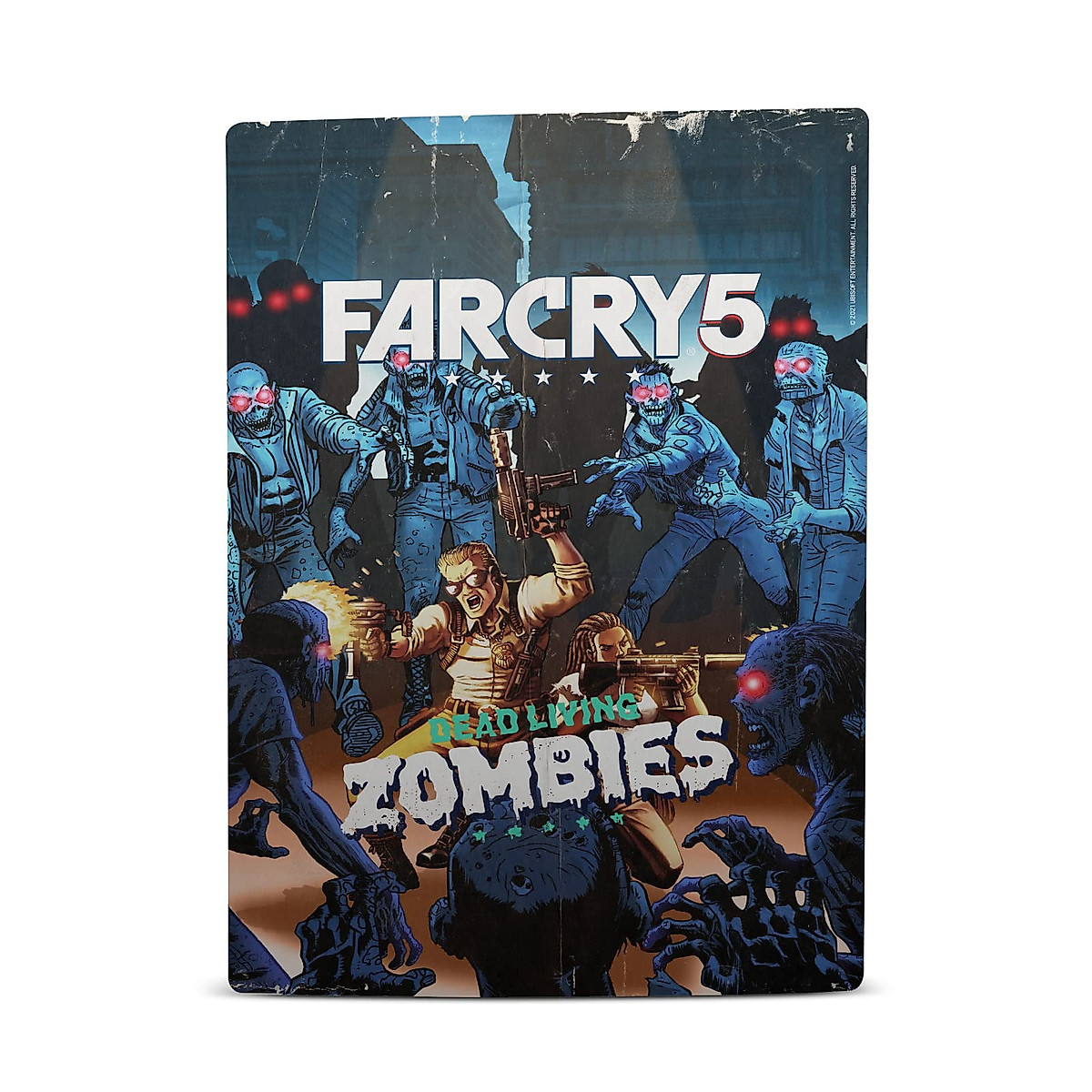 Head Case Designs Officially Licensed Far Cry Dead Living Zombies Arte Clave Vinyl Faceplate Sticker Gaming Skin Decal Cover Compatible With Sony PlayStation 5 PS5 Digital Edition Console