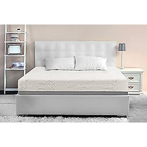 Irvine Home Collection California King Size 10-Inch, Gel Memory Foam Mattress, Medium Firm Feel, Breathable, Cool Sleep and Pressure Relief, CertiPUR-US Certified, Temperature Balanced (2800CK)