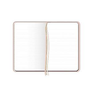 Southworth Medium Case Bound Journal, 5.5" x 8.25", Cashmere Sweet Heart Design, Premium 28 lb/105 gsm Paper, 160 Lined Sheets (91274)