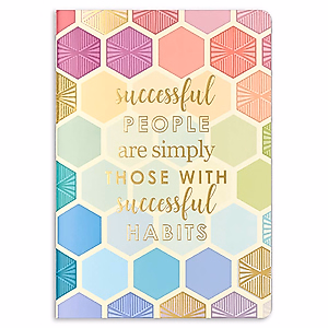 Erin Condren Designer Petite Journal Checklists - Multicolored Hexagon Design Theme. Great for Tracking Daily and Weekly Lists with Blank Customizable Fields