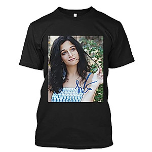 Photo #Jenny Slate Sexy Signed Autograph T Shirt Gift Tee for Men Women