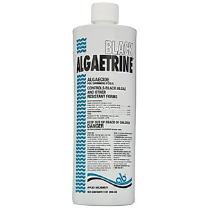 Applied Biochemists 406303A Black Algaetrine Swimming Pool Algaecide & Deposit Control, 32 fl oz, White