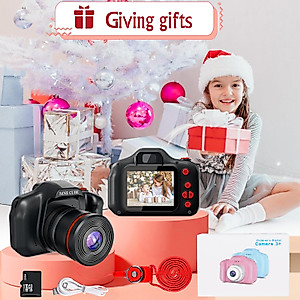 NINE CUBE Kids Camera, Digital Camera for Toddlers Age 3-5,1080P Toddler Camera Toys for Ages 5-7, Children Camera Birthday Festival Gift for 3 4 5 6 7 Year Old Boys Girls(32G SD Card)