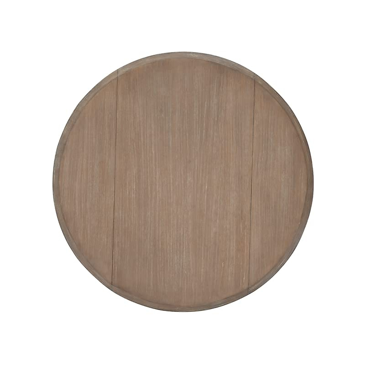 BOWERY HILL Transitional Wood Drop Leaf Dining Table in Antique Rustic Brown