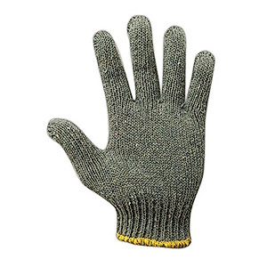 MAGID Greyt Shadow G178 Grey Knit Polyester Gloves, 12 Pairs, Size Men's (Fits Large) (G178)
