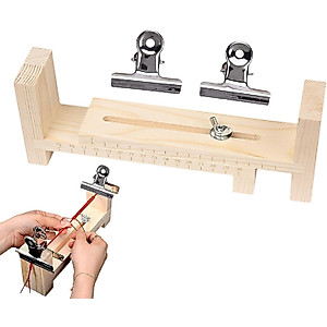 Paracord Jig Bracelet Maker | Wooden Jig Bracelet Maker with Bracelet Maker Knotters Tool Kit,Jig Bracelet Braiding and Weaving DIY Craft Tool Kit Braiding Tool for DIY Craft Bracelets Weaving