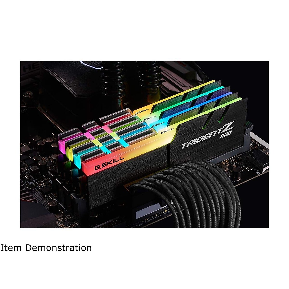 G.SKILL Trident Z RGB Series (Intel XMP) DDR4 RAM 128GB (4x32GB) 3600MT/s CL18-22-22-42 1.35V Desktop Computer Memory UDIMM (F4-3600C18Q-128GTZR)