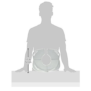 PRIMO Folding Potty with Handles, White Granite