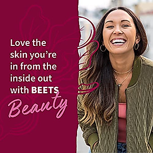Garden of Life Organic Beet Root Powder with Antioxidants, Vitamin C, Probiotics, French Melon and Black Currant for Hair, Skin & Nails – Beets Beauty – Vegan, Non GMO, BlackBerry Melon – 30 Servings