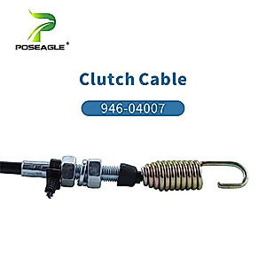 POSEAGLE 946-04007 Cable Replaces MTD 746-04007 Cable, MTD 946-04007 Cable 946-04007 for MTD Craftsman 2-Stage Yard Machines and Troy-Bilt 5524 Storm Snow Throwers