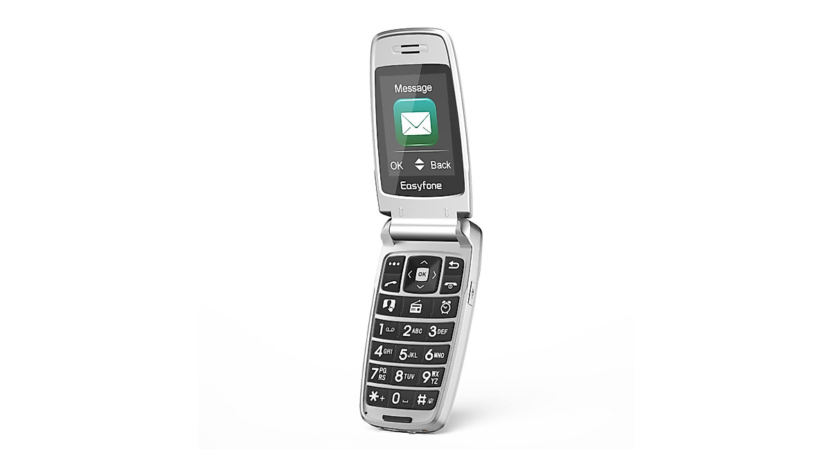 Easyfone T300 Senior Flip Phone with Loud Sound & SOS Button