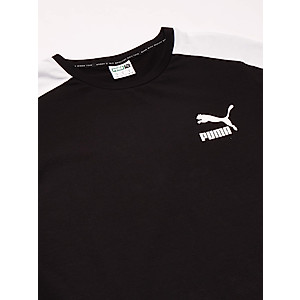 PUMA mens Iconic T7 Tee T Shirt, Black, X-Large US
