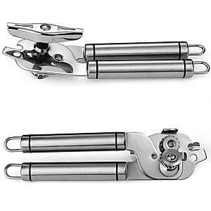 Stainless Steel Manual Can Opener, Dishwasher Safe, Manually Operated Can Opener