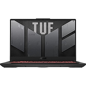ASUS 2023 TUF FA707NU 17.3” 144Hz FHD IPS Gaming Laptop AMD 8-Core Ryzen 7 7735HS 32GB DDR5 1TB NVMe SSD NVIDIA GeForce RTX 4050 6GB GDDR6 WiFi AX RJ45 USB4 w/DP RGB KB Windows 10 Pro w/RE USB