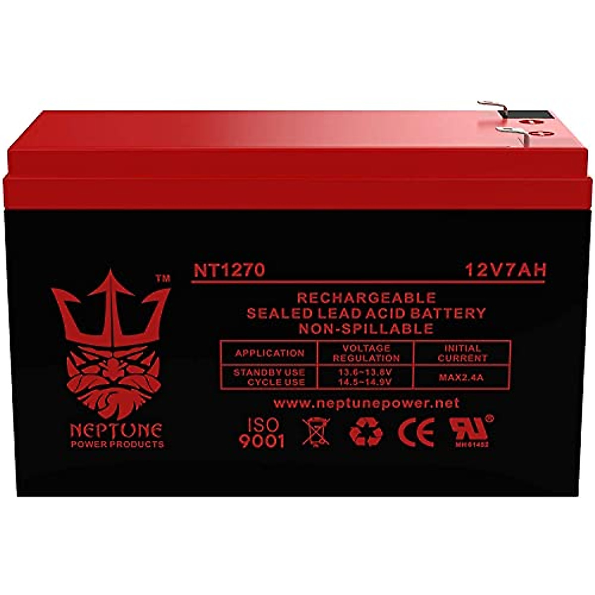 Neptune Repalcement Razor Eco Smart Metro Battery 12V 7AH - 3 Pack