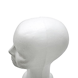 15" Styrofoam Foam Mannequin Manikin Display Head Wig Hat Stand White Foams Sale
